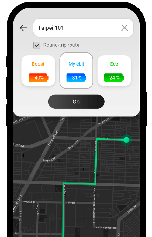 ebii —享受 AI 驅動智慧型自行車 城市通行，輕鬆自在